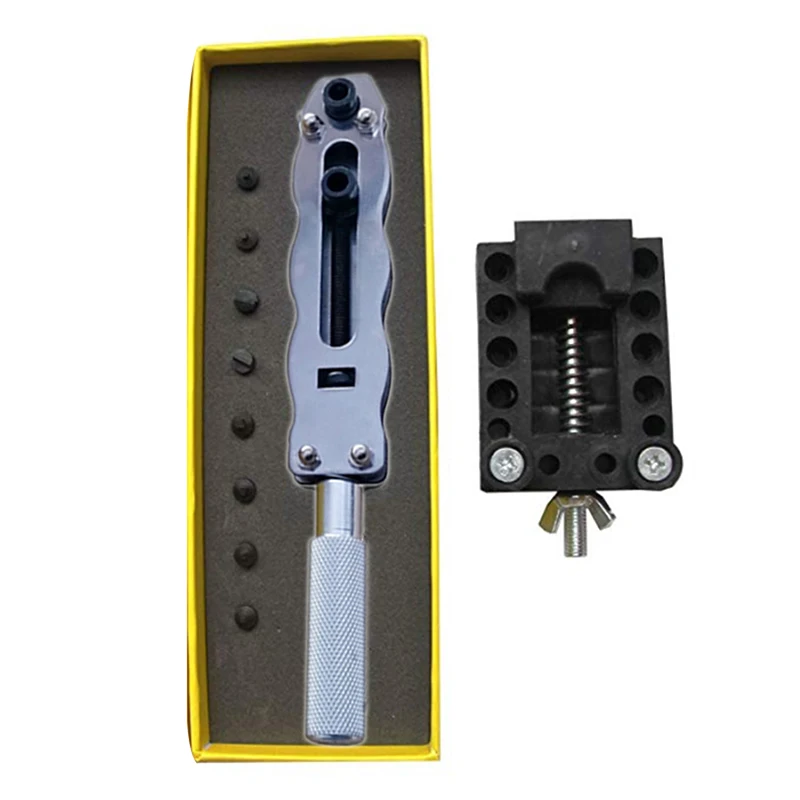 Relógio ferramenta de reparo ajustável volta caso abridor chave removedor ferramenta de reparo ...