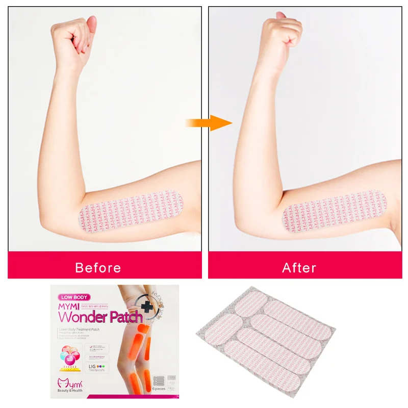 18Pcs Mymi Slimming Wonder Patch สำหรับขาแขน Slim Patch ลดน้ำหนัก Anti ...