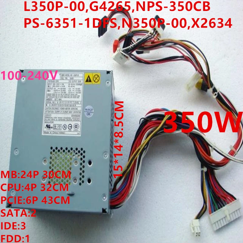 New Original PSU For Dell 370 8400 Rated 350W Peak 450W Power Supply ...