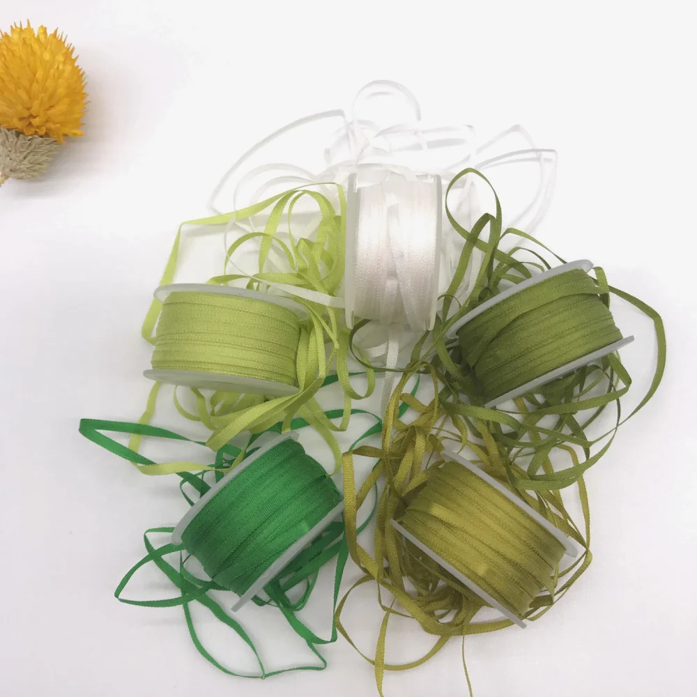 2mm, 10yards/color,silk Set,100% Real Pure Silk Thin Normal Silk ...