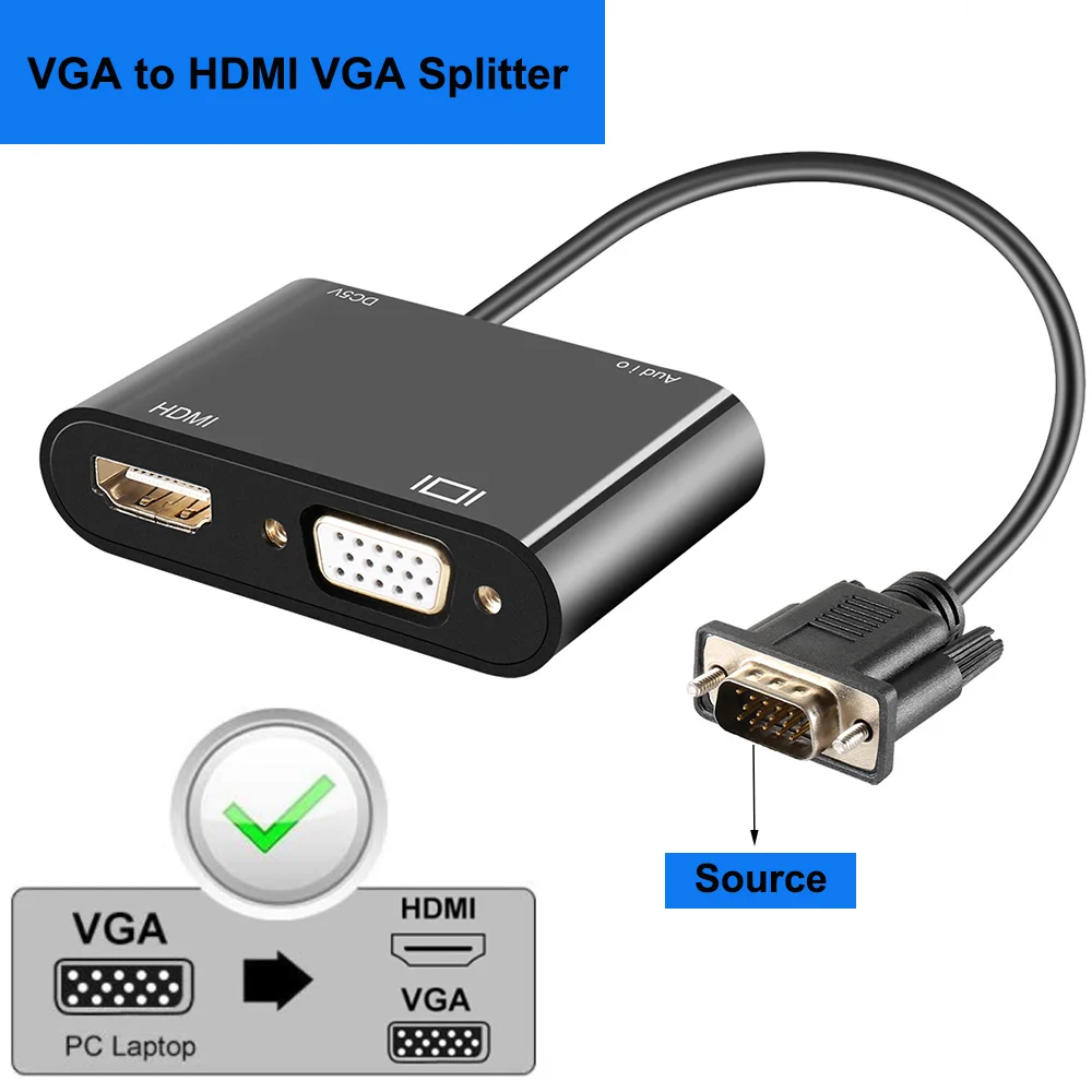 Hdmi To Vga Splitter