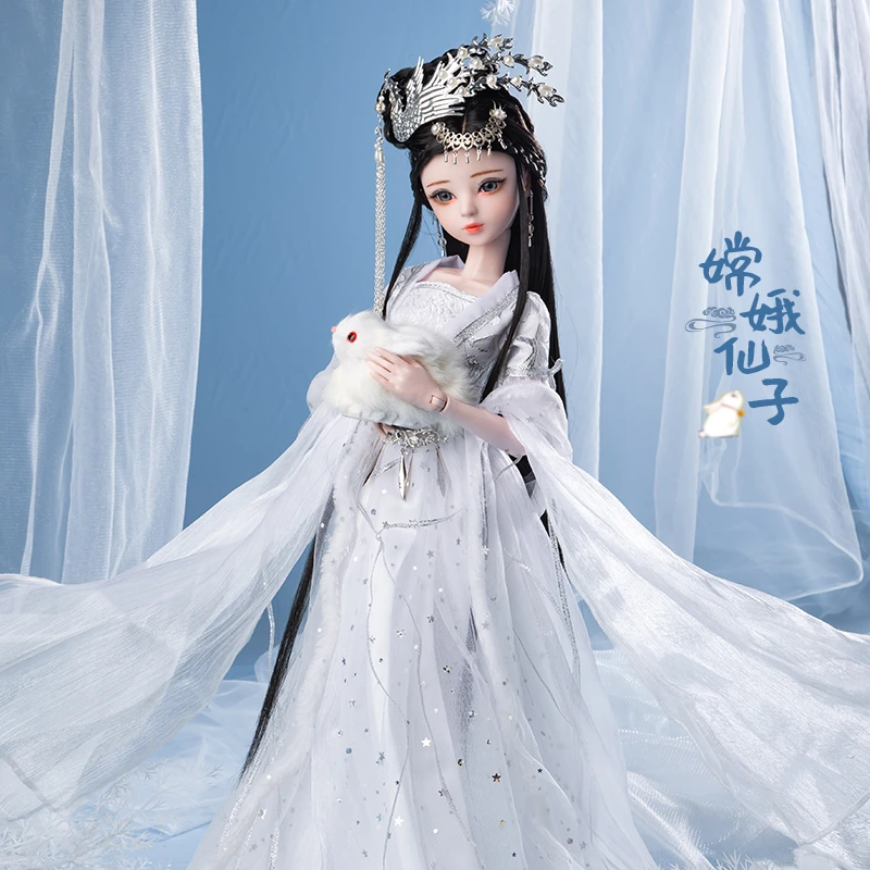 1/3 Bjd Doll Full Set 60CM Handpainted Makeup Chang E Fairy Chinese ...