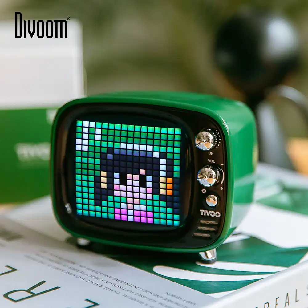 Divoom Ditoo Retro imagen de píxel Bluetooth altavoz portátil ...