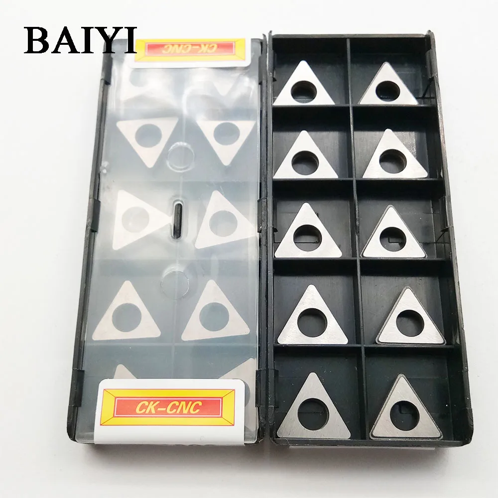 10 шт. ЧПУ Токарный Карбид прокладка высокая прочность MT1603 вставки ...