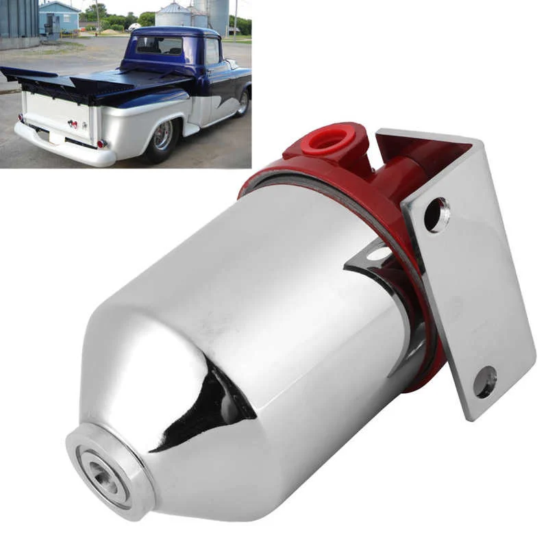 Large Canister Fuel Filter 3/8in NPT Inlet Outlet 10 Micron Rating ...