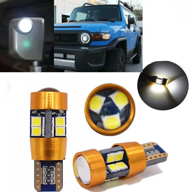 2X-High-Power-White-6000K-LED-Side-Mirror-Light-For-2007-2008-2009-2010 ...