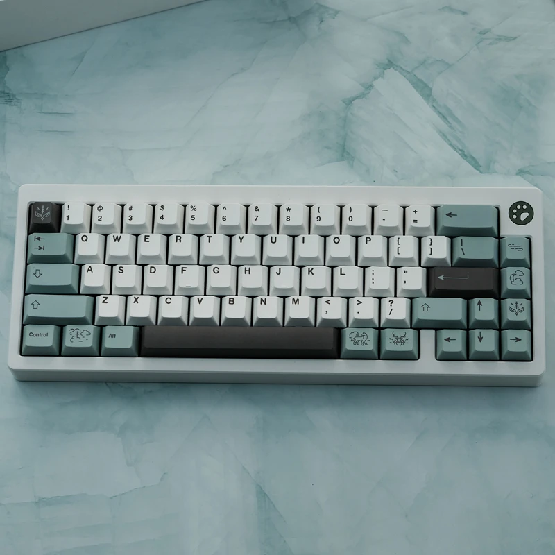 145 Keys Gmk November Fog Keycaps Cherry Profile Pbt Dye Sublimation ...
