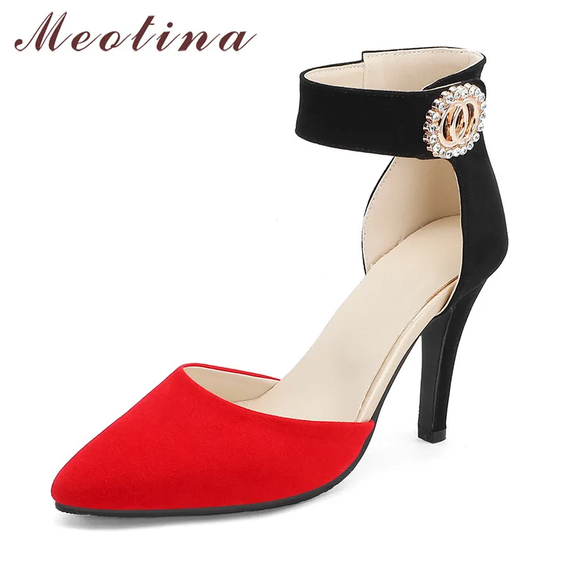 Meotina sapatos de salto alto femininos, calçados de festa de salto ...