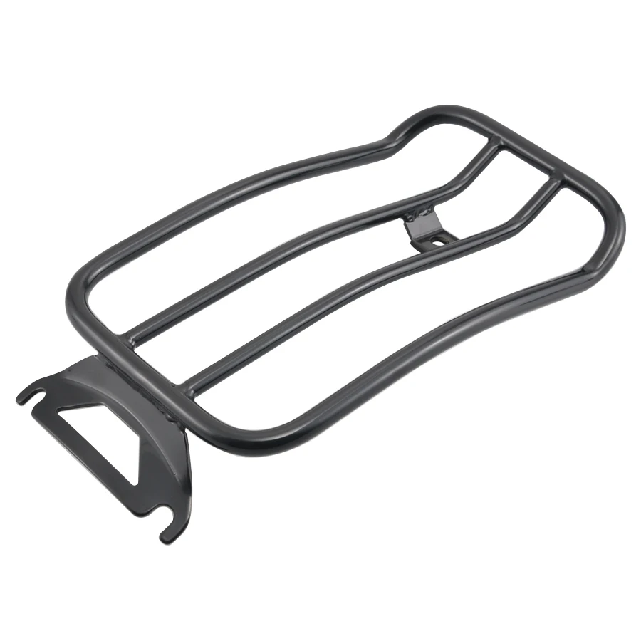 Motorcycle-Rear-Solo-Seat-Luggage-Rack-Support-Shelf-Fits-For-Harley ...