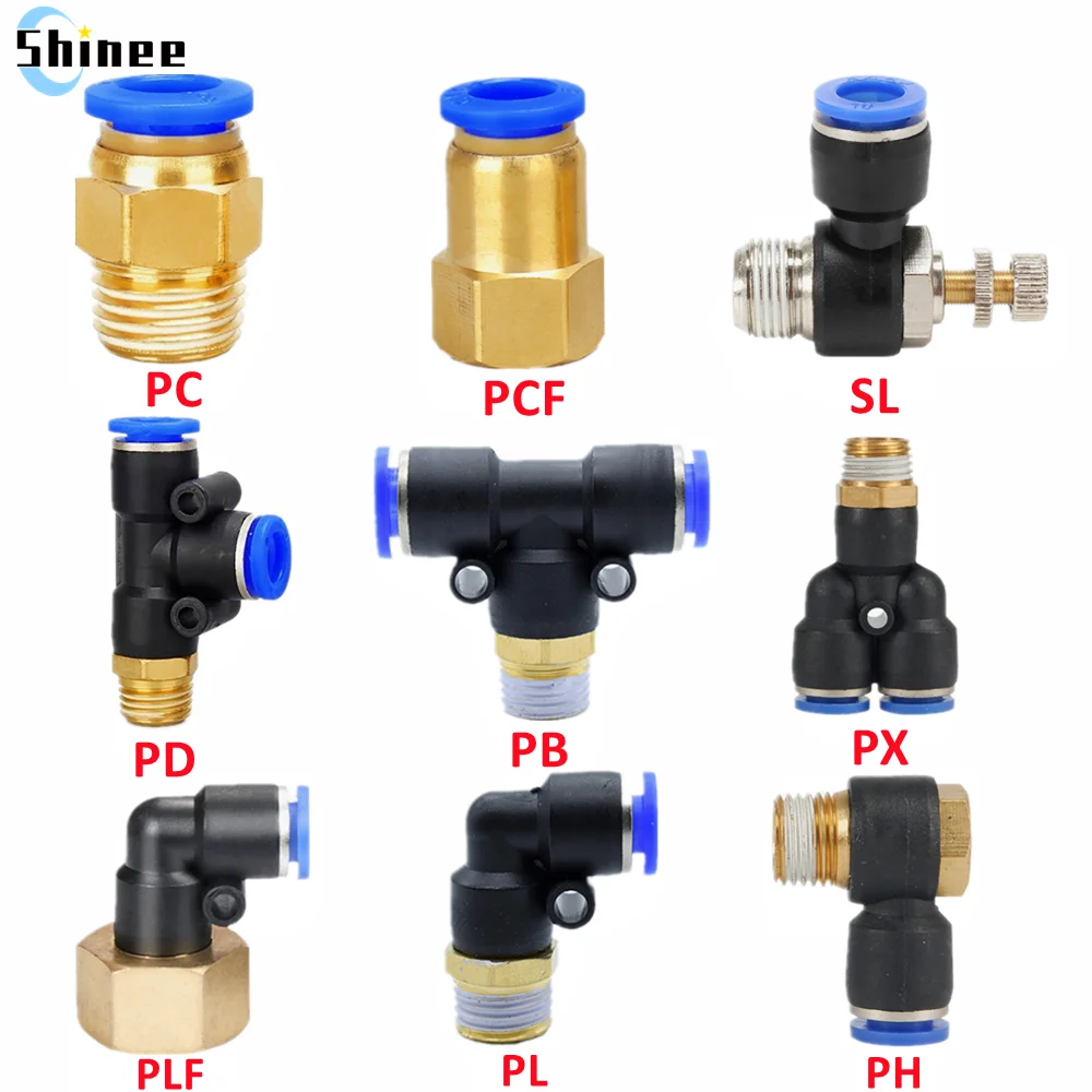 Pneumatic-Air-Connector-Fitting-PC-PCF-PL-PLF-4mm-6mm-8mm-Thread-1-8-1 ...