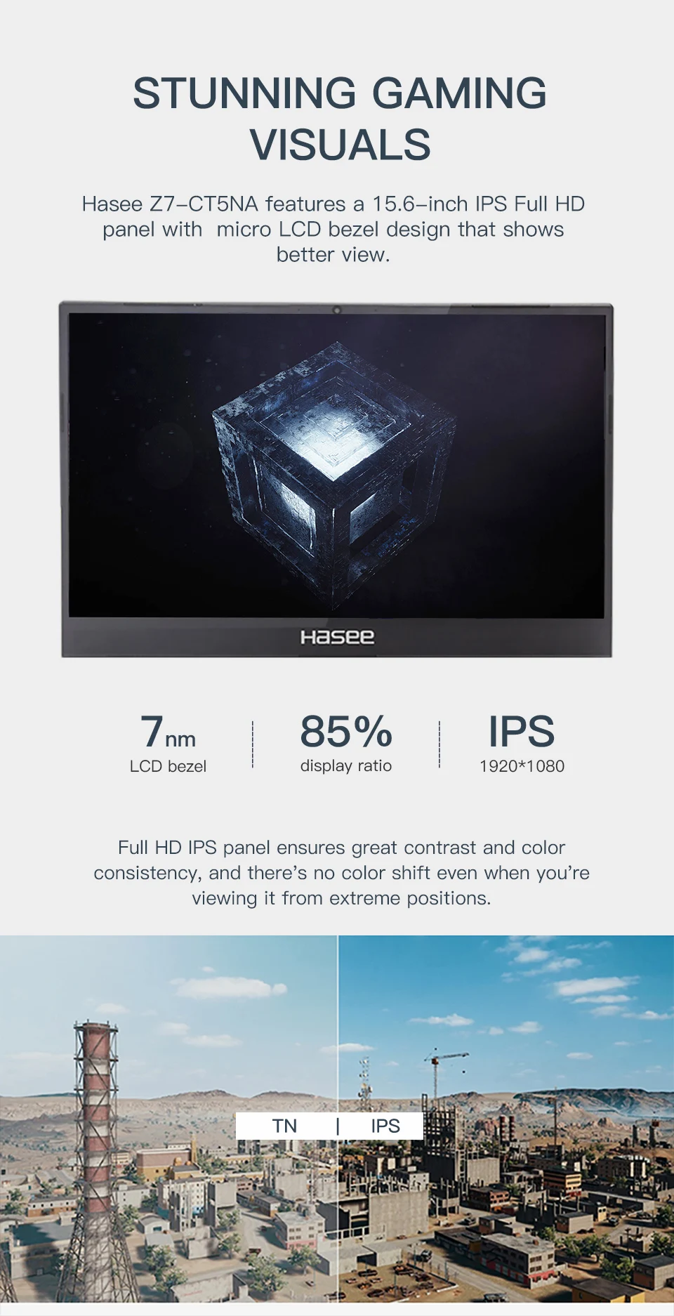 Hasee Z7 CT5NA Laptop for Gaming(Intel core I5 9300H+GTX1660Ti 6G GDDR6/8G RAM/512G SSD/15.6 ...