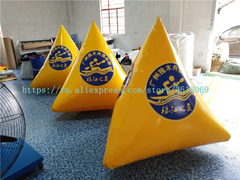 Cheap-sale-pvc1-5m-water-inflatable-buoys-Water-triangle-buoys-Pyramid ...