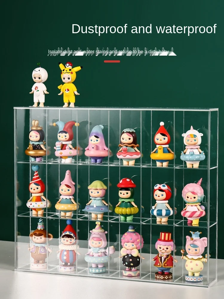 Blind Box Storage Display Rack Doll Shelf Dustproof Display Box|Storage ...