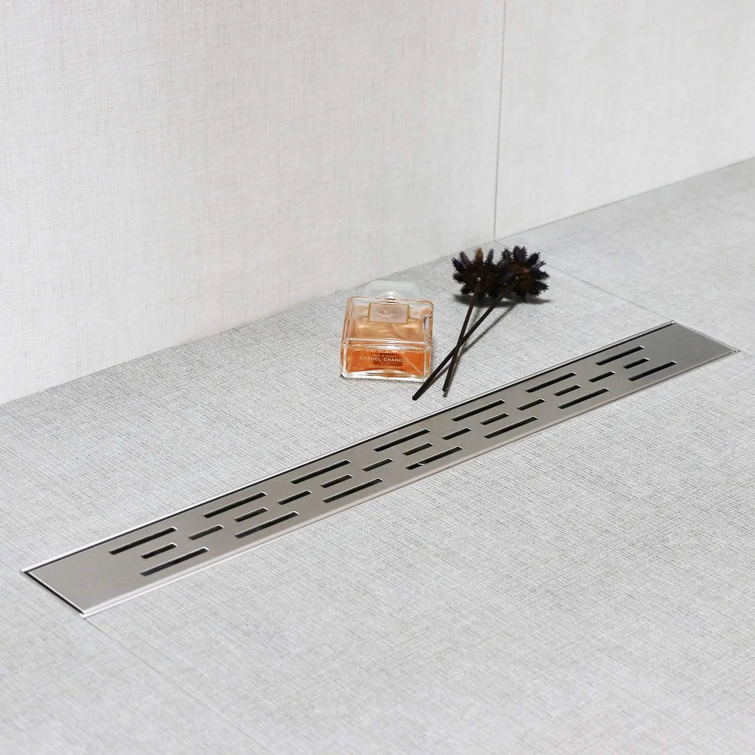 Linear Shower Drain 36 Inch With Removable Grate With Hair Strainer ...