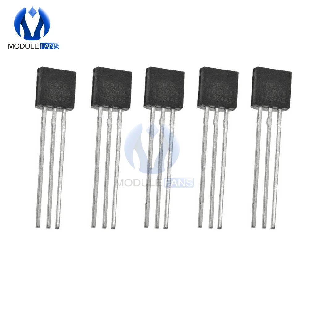 5PCS DALLAS DS18B20 18S20 18B20 TO 92 IC CHIP Thermometer Temperature ...