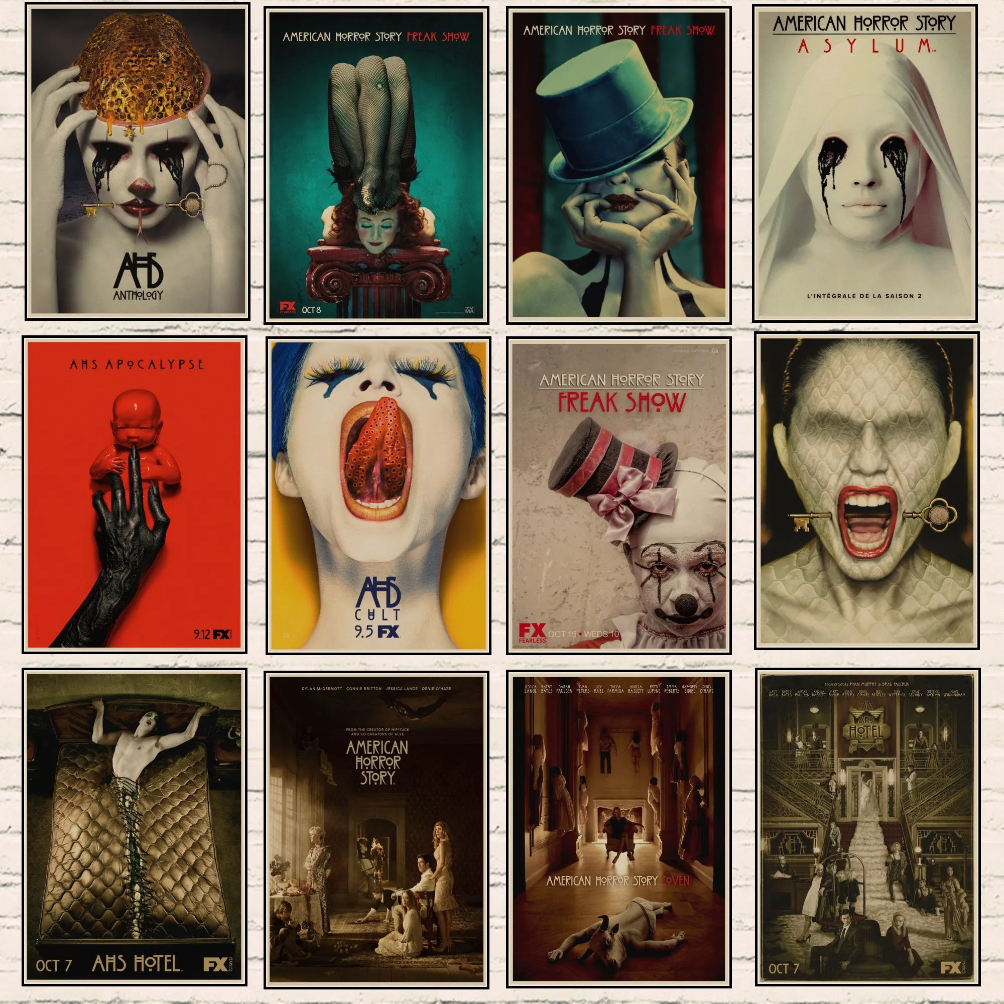 American Horror Story Vintage Poster