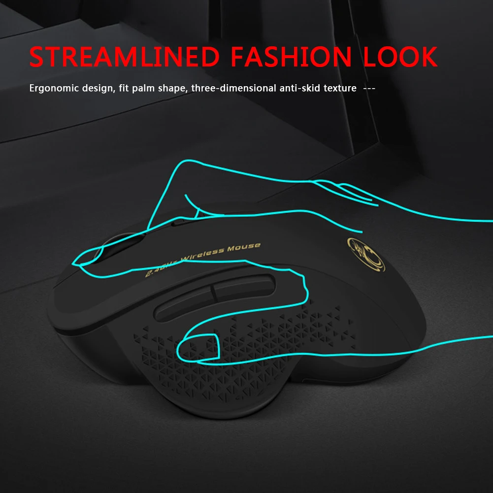 IMICE G6 2.4GHz Wireless Mouse 1600 DPI Adjustable Ergonomic Vertical ...