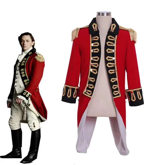 Revolutionary War Military Officer Jacket Cosplay Costumes - AllCosplay.com