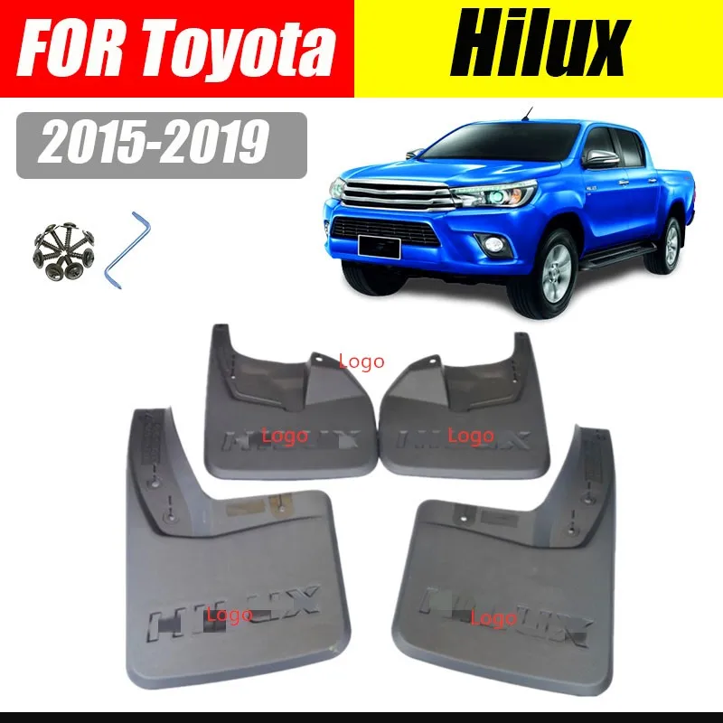 Mud flaps For Toyota Hilux Mudguards Fender Hilux Mud flap splash Guard ...