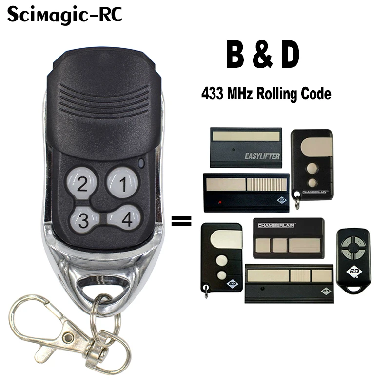 B&D Compatible Garage/Gate Door Remote Control 062170 062162 059120 ...