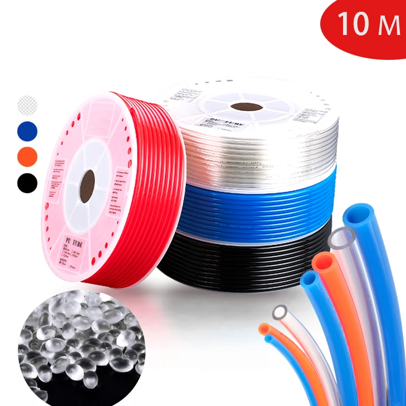 10 Meter 8mm 6mm 4mm 10mm Air Hose Pneumatic Tube Pipe PU Hoses 12mm ...