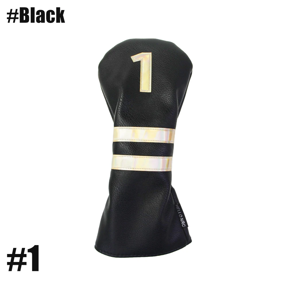 COUVRE CLUB Black 1 3 5 X GLOOF 1 3 5 X T te De Fer De Golf Couvre PU couvre-club-black-1-3-5-x-gloof-1-3-5-x-t-te-de-fer-de-golf-couvre-pu