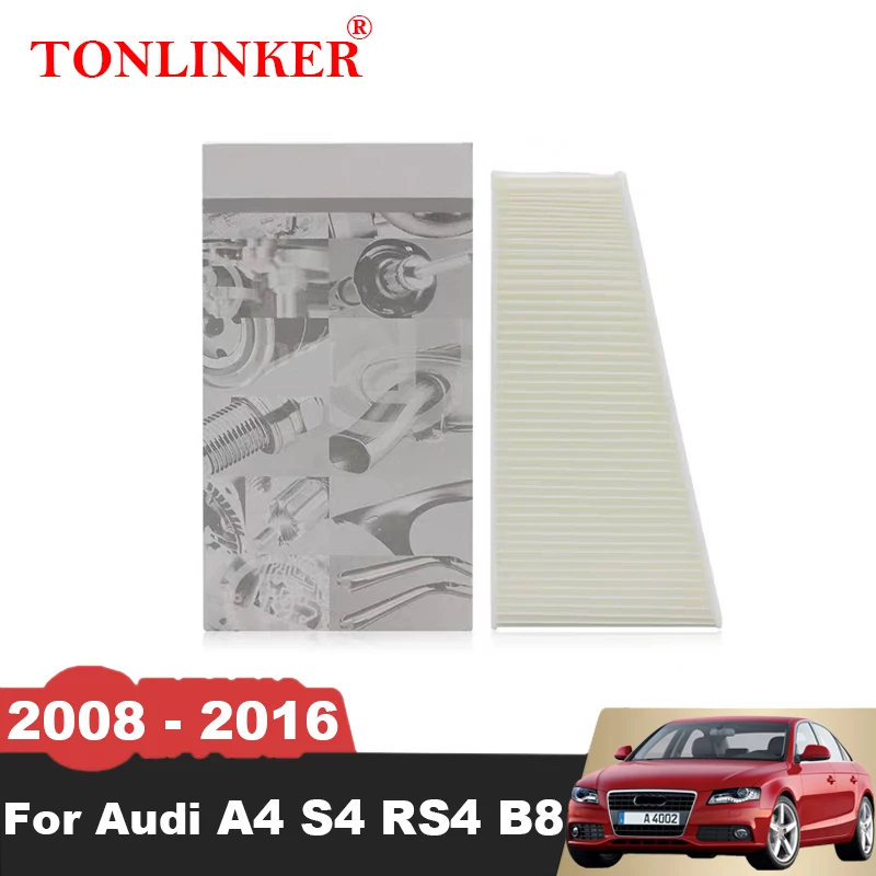 TONLINKER-External-Cabin-Filter-For-Audi-A4-S4-RS4-B8-2008-2009-2010 ...