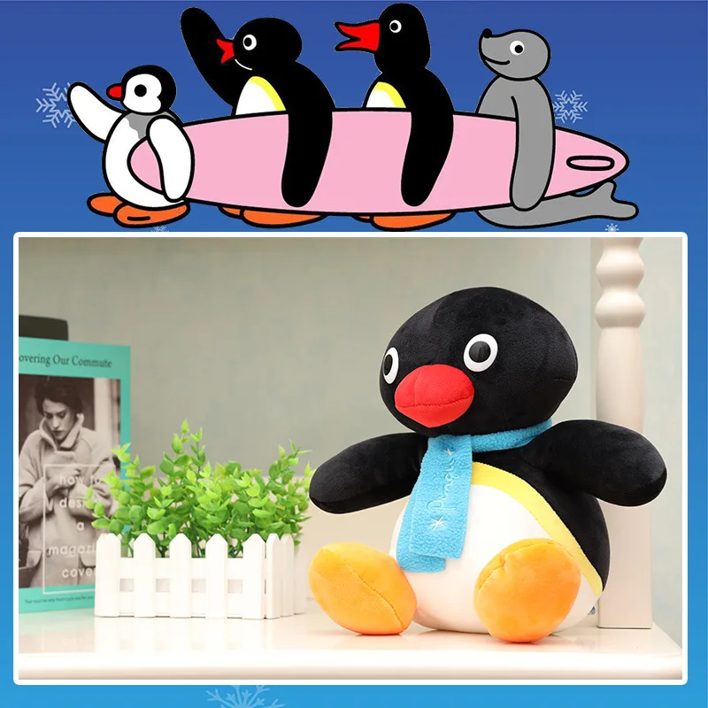 Peluche de pingüino de Anime para niños, juguetes de almohada de ...