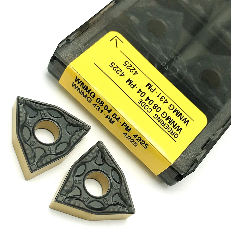10-Pcs-WNMG080404-WNMG080408-PM-4225-Carbide-Inserts-Indexed-Internal ...