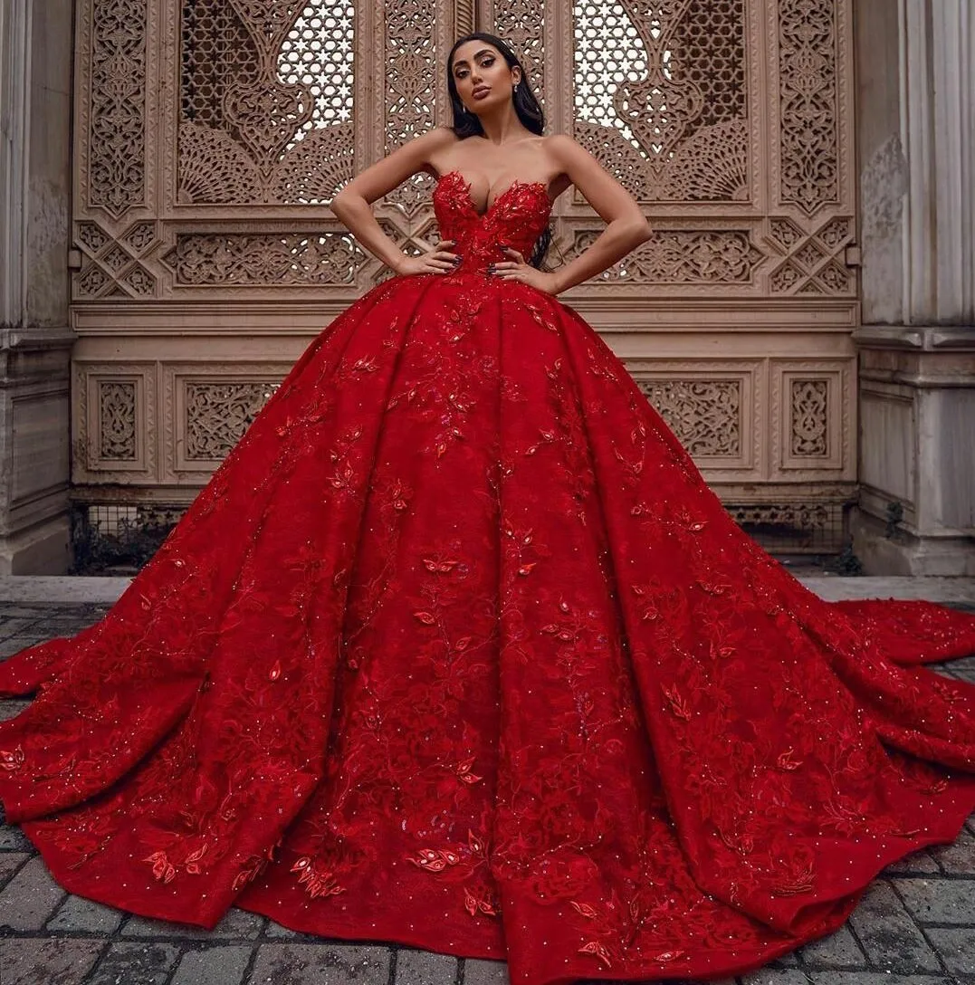 Red Ball Gown