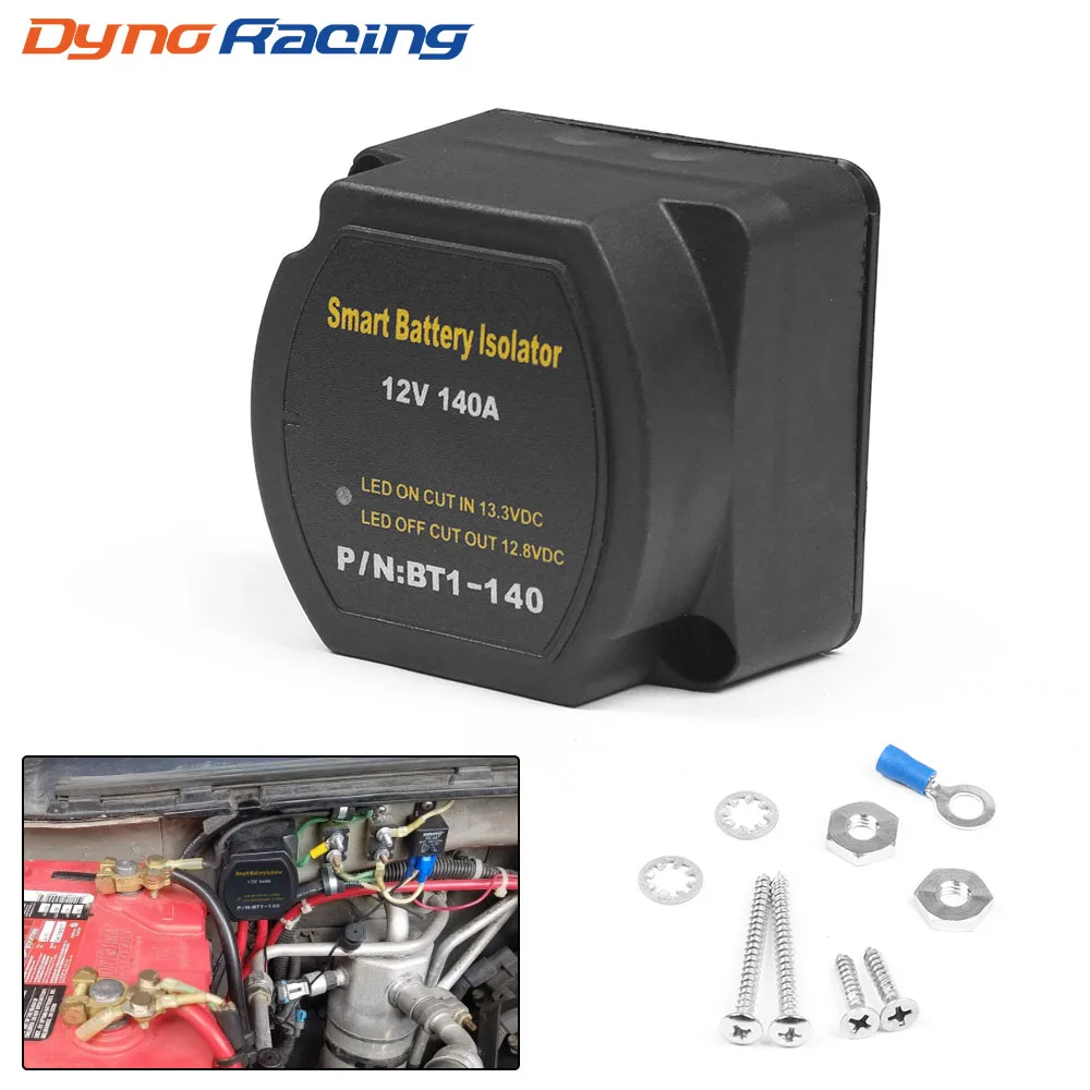 Dual Battery Smart Isolator 12V 140 Amp Voltage Sensitive Relay VSR ...