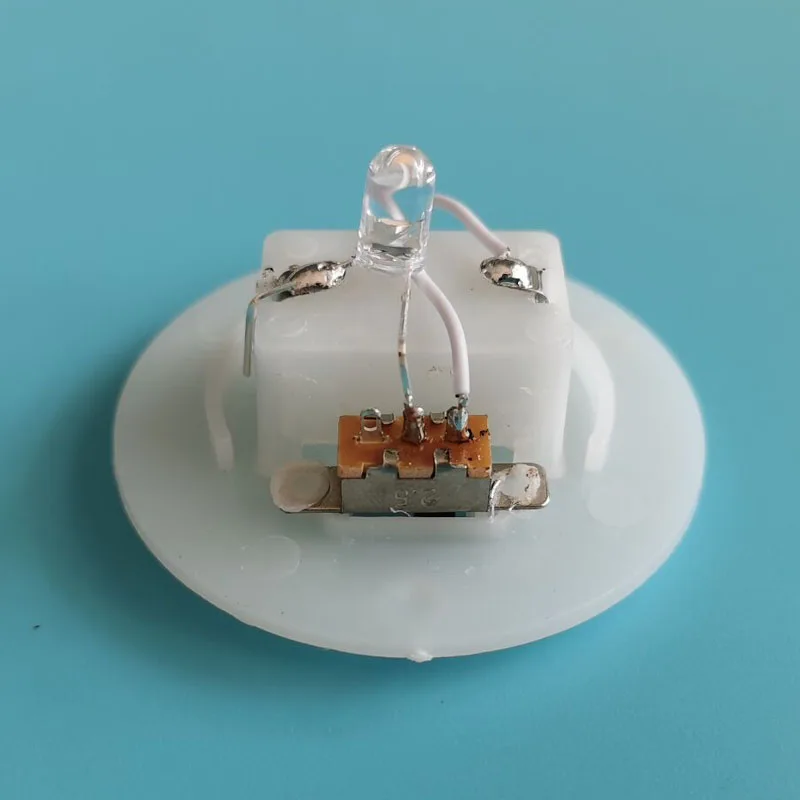 5pcs 46mm button battery case AG13 LR44 battery box with switch LED ...