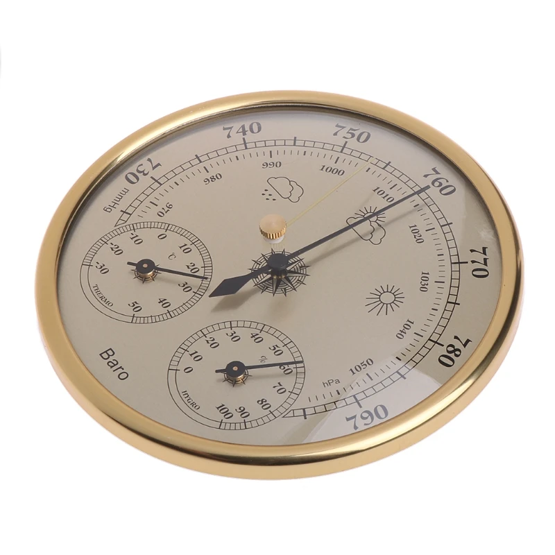 Wall Mounted Household Barometer Thermometer Hygrometer Weather Station ...