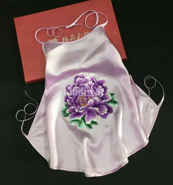 Traditional Chinese Underwear 100% Silk Suzhou Embroidery Belly wrap ...