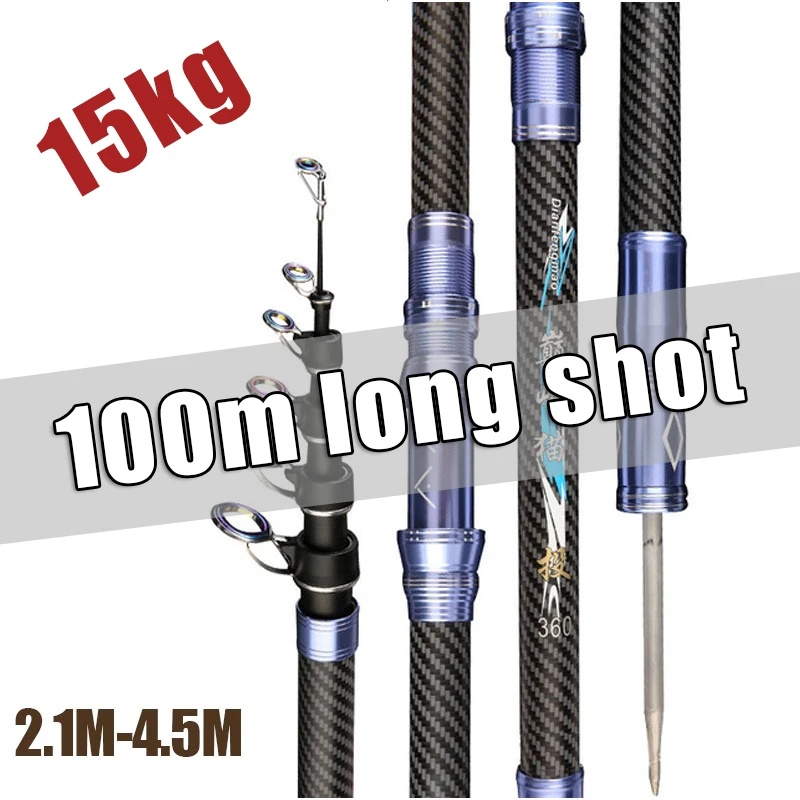 Best Telescopic Portable Rotary Fishing 2.4m,2.7m,3.6m,3.9m,4.5m ...