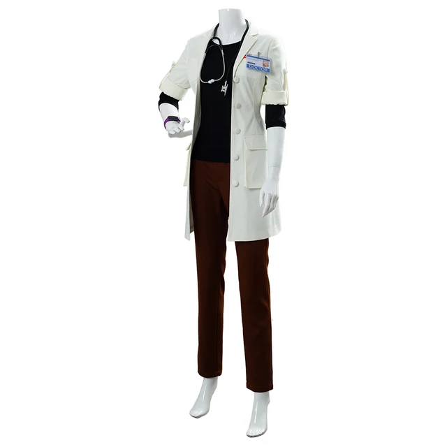 OW Angela Mercy Dr. Ziegler Cosplay Costume Suit - AllCosplay.com