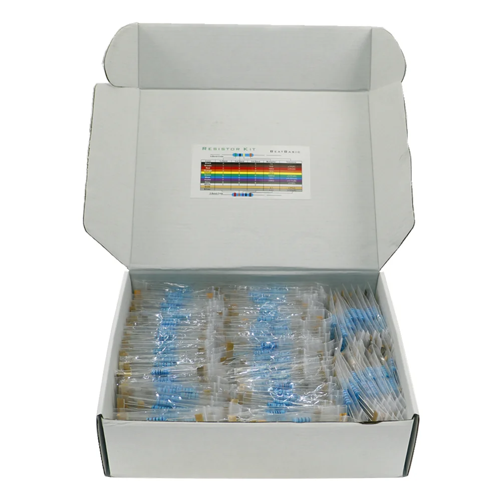 1300pcs 130Values 2W 1% Metal Film Resistors Assorted Pack Kit Set Lot ...