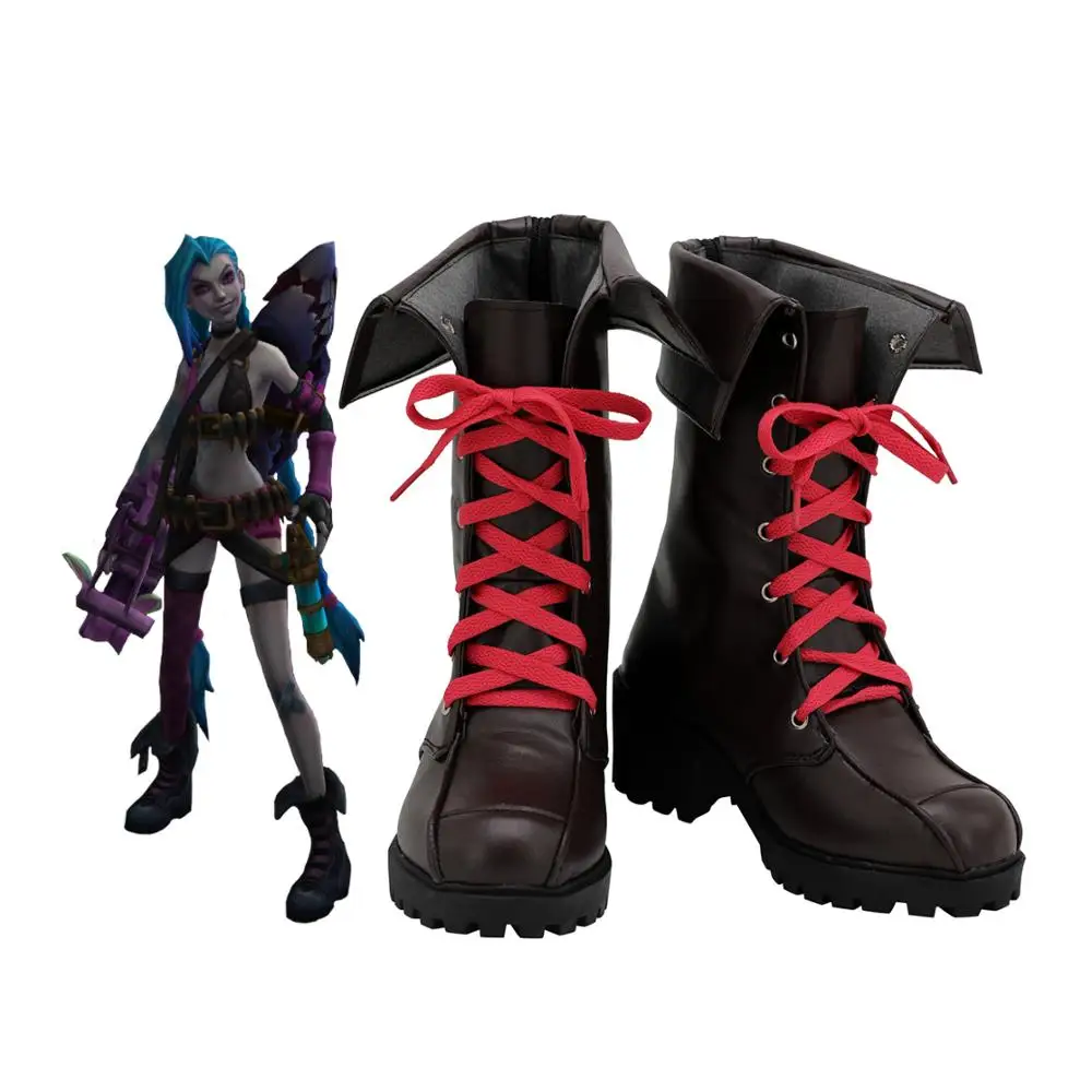 LOL Jinx Cosplay Boots - AllCosplay.com