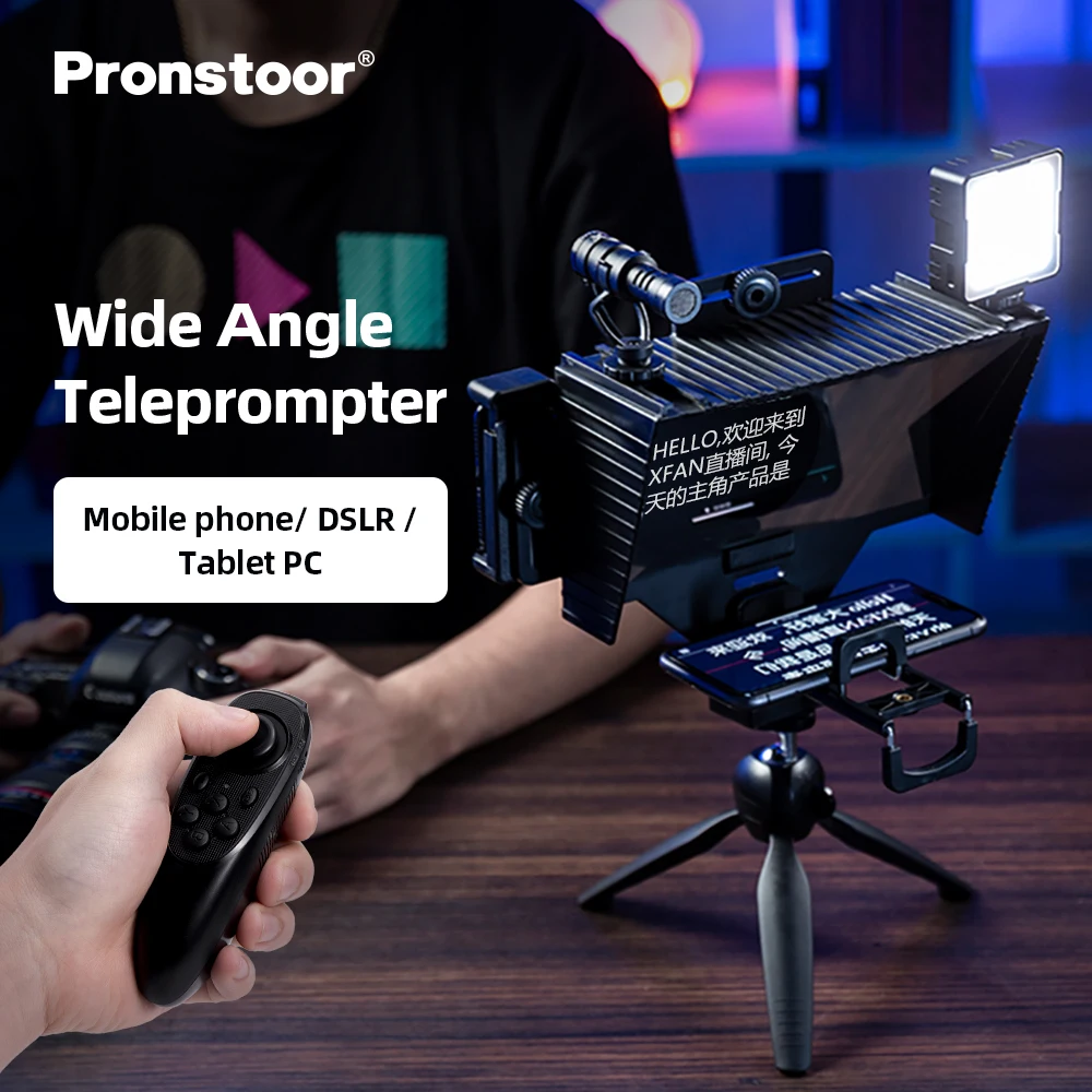 Teleprompter-for-12-inch-iPad-Mini-Tablet-Phones-Prompting-Prompter ...