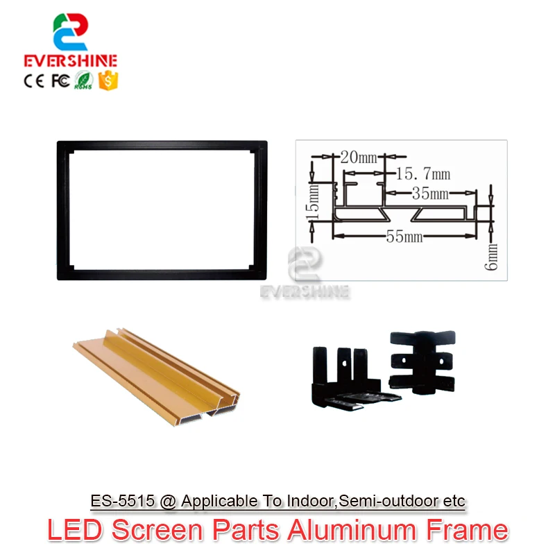 5515 Led Sign Aluminum Frame Use For P2 P2.5 P3 P4 P5 Indoor Led Module ...