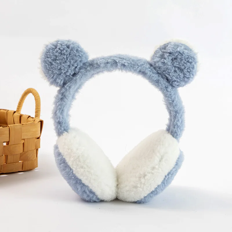 Cubre orejas esponjosas y plegables para hombre y mujer, calentadores ...