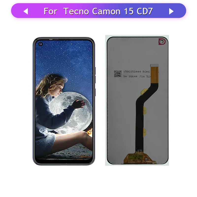 Pantalla LCD para Tecno Camon 15 CD7, montaje de pantalla táctil ...