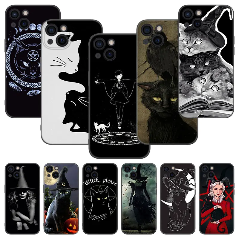 Iphone 11 Cases Black Cat | Iphone 12 Pro Witch Case | Case Iphone 11 ...