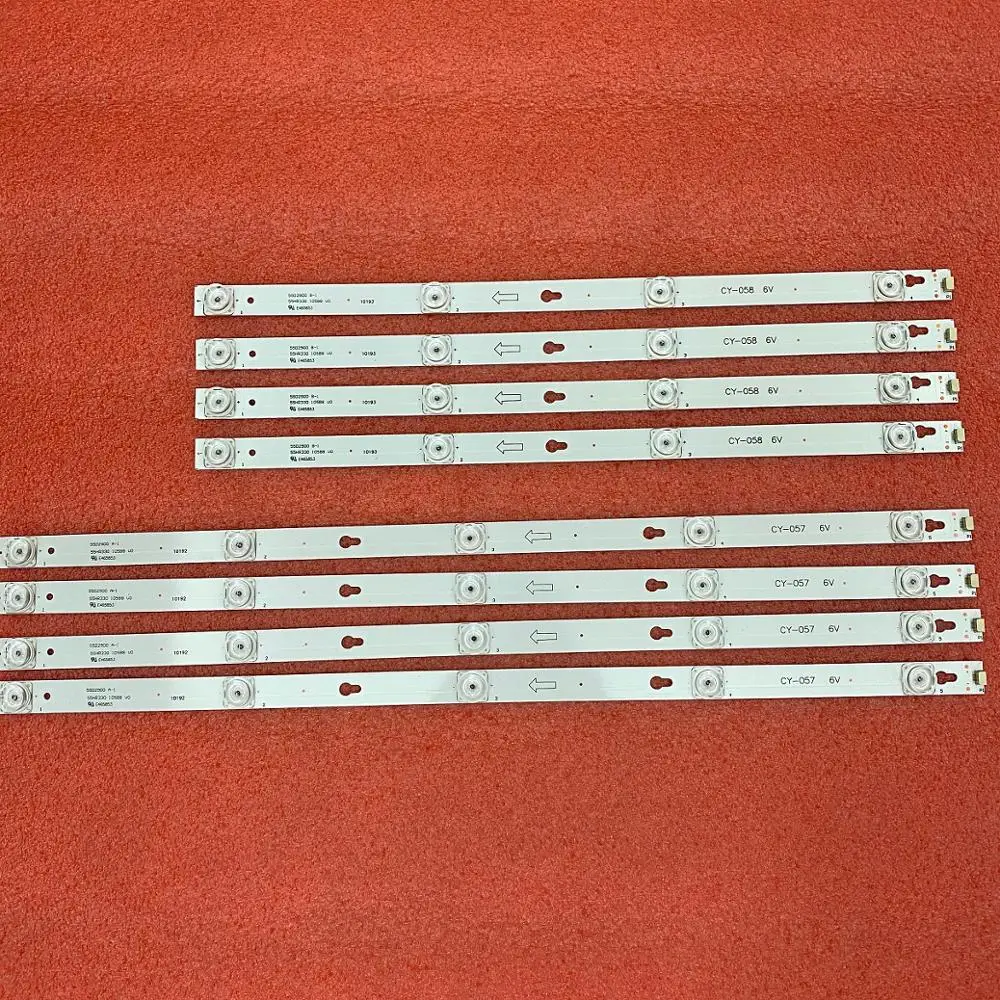 LED Backlight Strips(8)For Thomson 55UC6306 55UC6316 55UC6426 55UC6326 ...