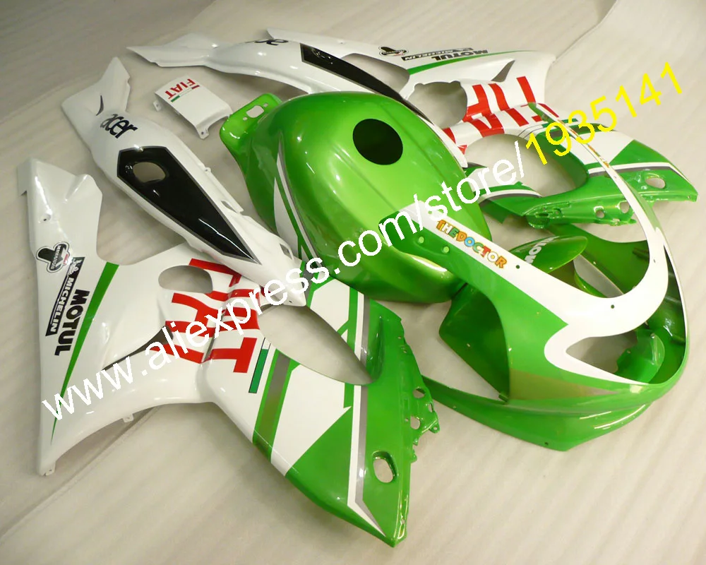 White Green ABS Fairing Bodywork kit For Yamaha YZF600R Thundercat 1997 ...