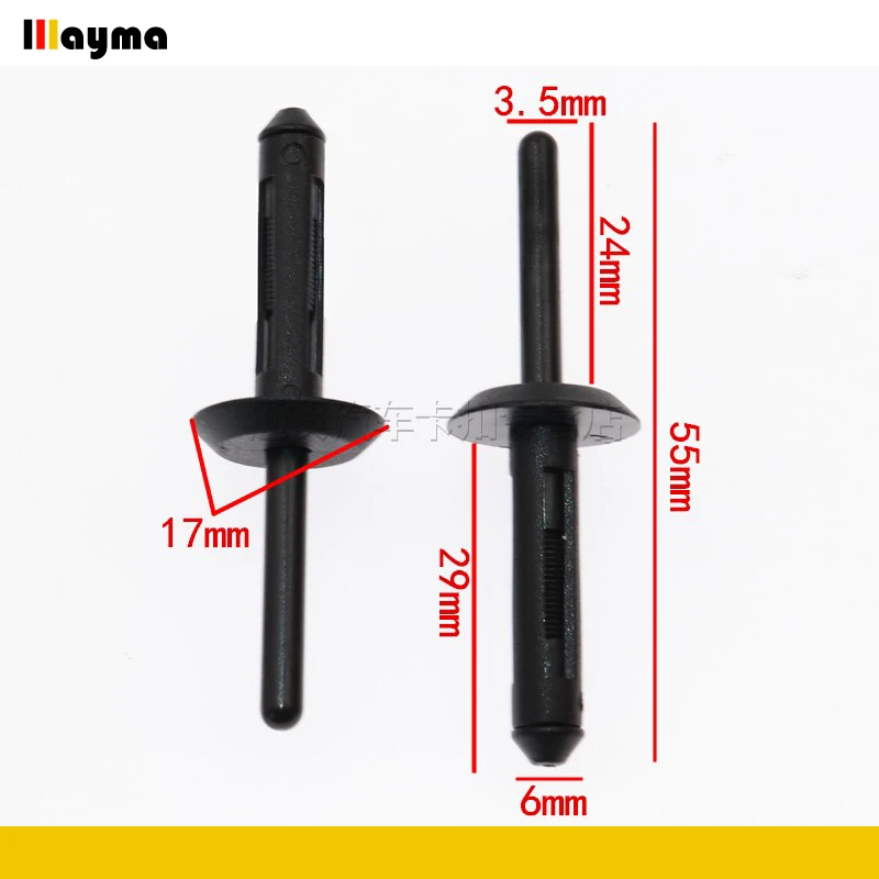High-quality-Car-Bumper-Fender-Plastic-Rivet-Retainer-Fastener-For-BMW ...