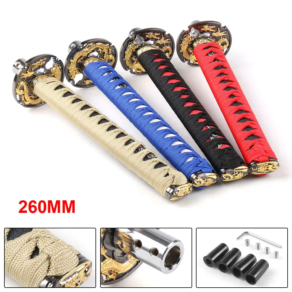 JDM-style-Short-Samurai-Sword-Shift-Knob-Shifter-260mm-Metal-Weighted ...