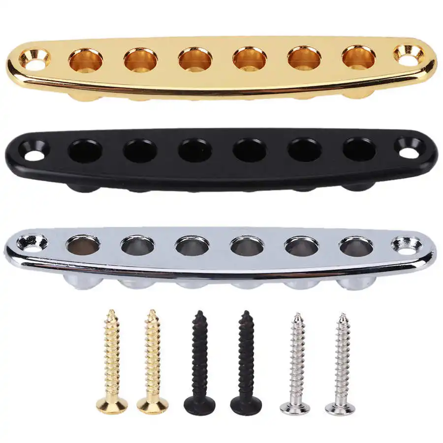 Guitar String Through Plate Mounting Ferrules Zinc Alloy Guitar String ...