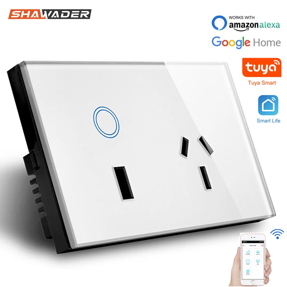 Other DIY & Tools - Wifi Smart Touch Switch Glass Panel USB Wall Socket ...