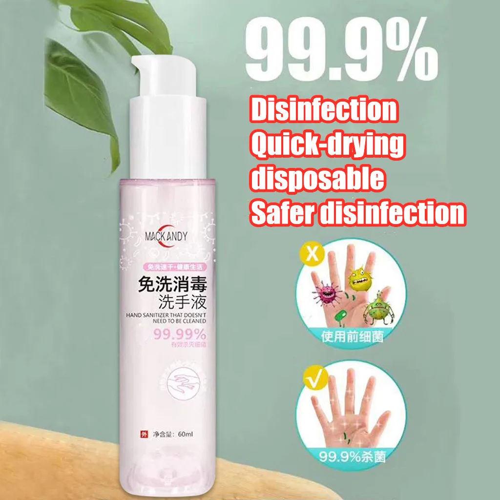 Hand Sanitizer Disinfectant Spray Antibacterial60ML Disposable Hand ...
